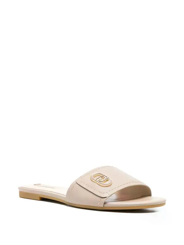 Liu Jo Logo Plaque Slip-on Sandals