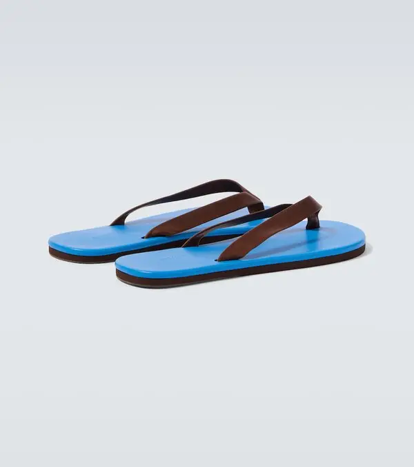 Auralee Leather Thong Sandals