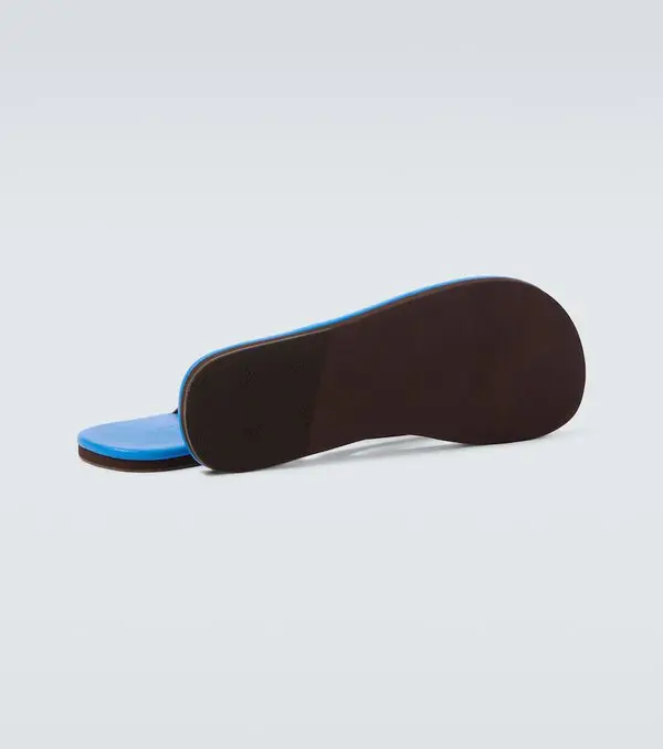 Auralee Leather Thong Sandals