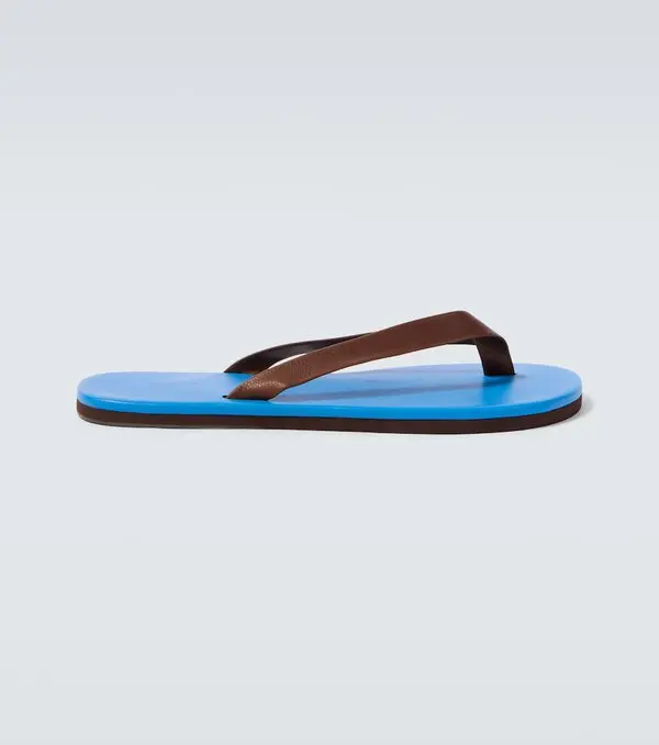 Auralee Leather Thong Sandals
