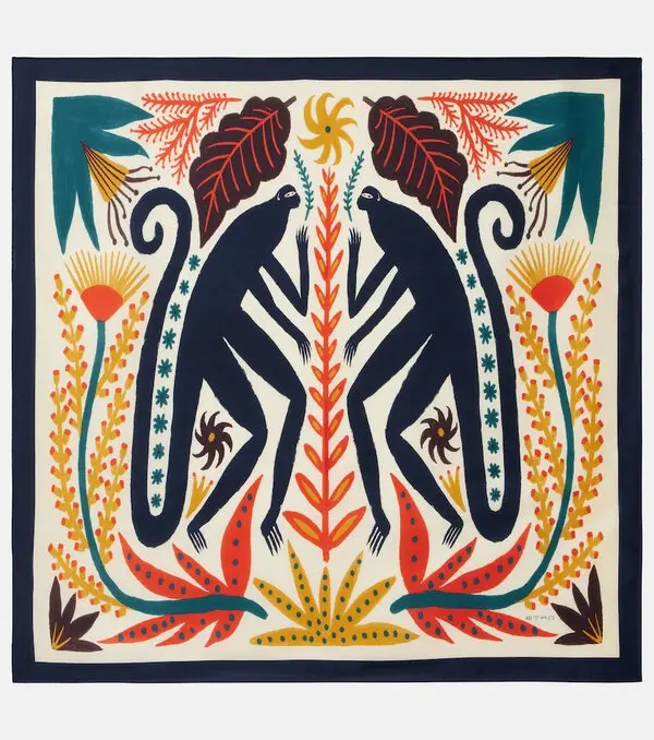 Etro Printed Silk Twill Scarf - Multicoloured
