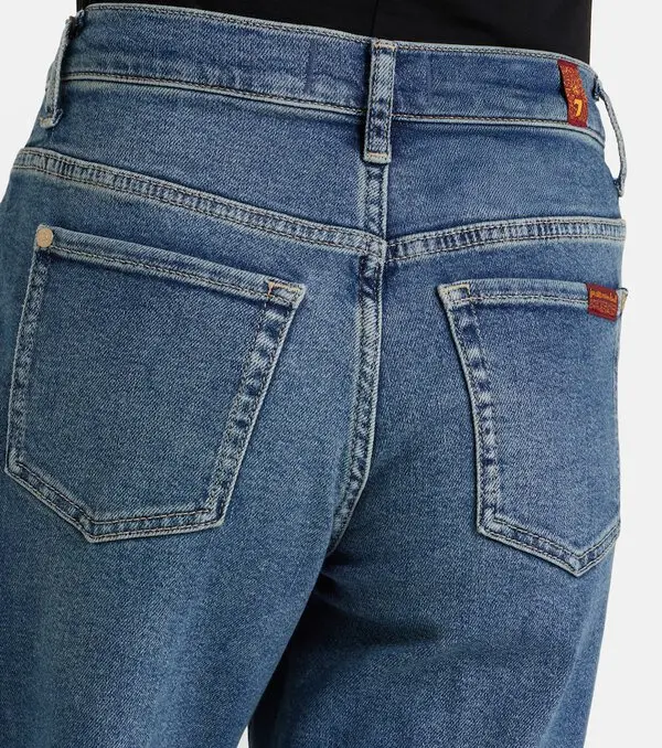 7 For All Mankind Stovepipe Straight Jeans