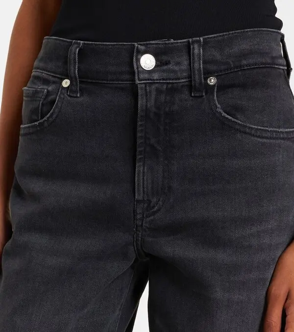 7 For All Mankind Stovepipe Straight Jeans