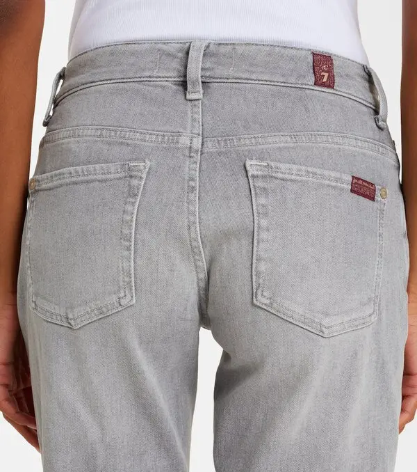 7 For All Mankind Calie Cropped Straight Jeans