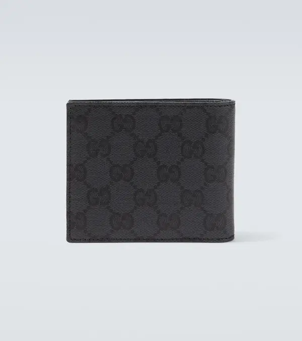 Gucci Essence Classic Gg Canvas Bi-fold Wallet
