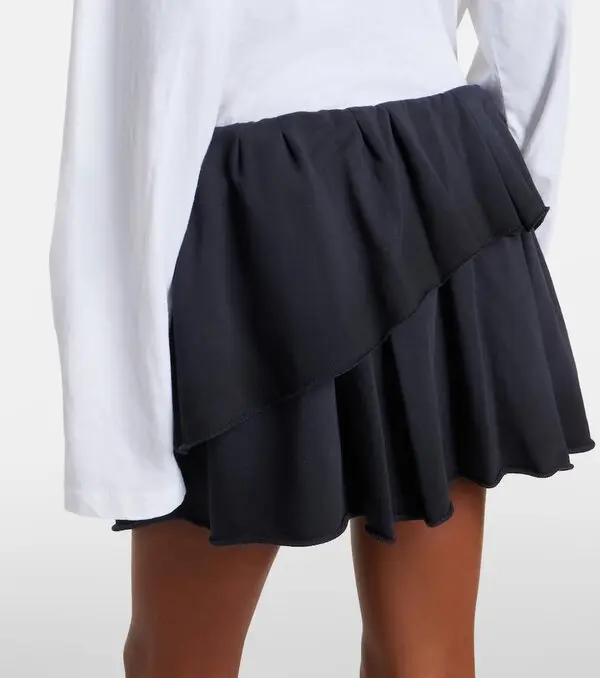 Acne Studios Cotton-blend Miniskirt - Blue