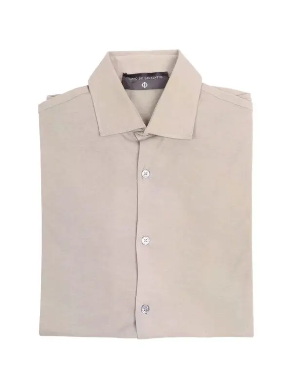 FILIPPO DE LAURENTIIS Long-sleeve Button-up Shirt - Neutrals