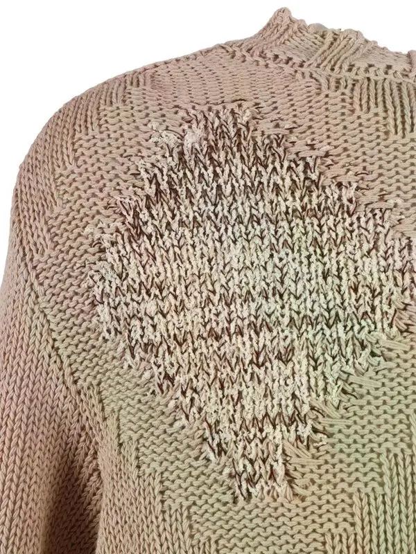 BALLANTYNE Raw Diamond Intarsia-knit Sweater