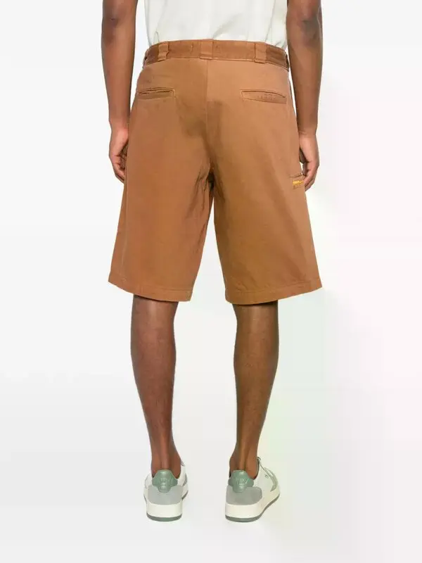REPLAY Cotton Logo Patch Shorts