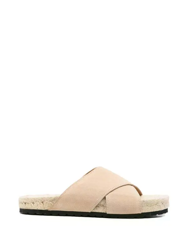 Manebí Crossover Strap Espadrilles - Neutrals