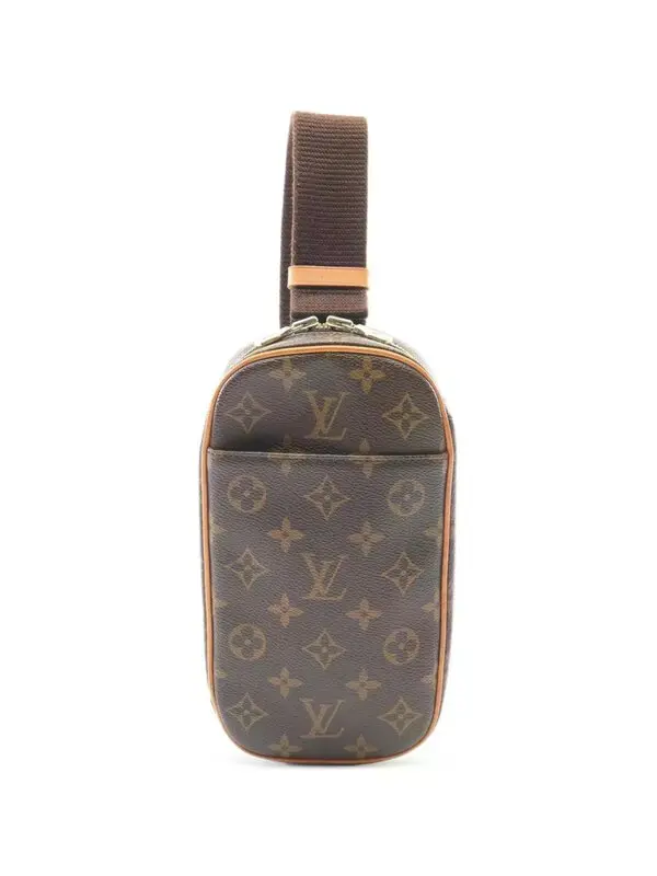 LOUIS VUITTON Pochette Ganju Monogram Messenger Bag - Brown