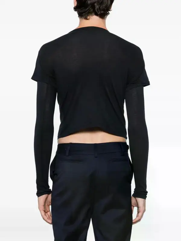 SONIA CARRASCO Logo-embroidered T-shirt
