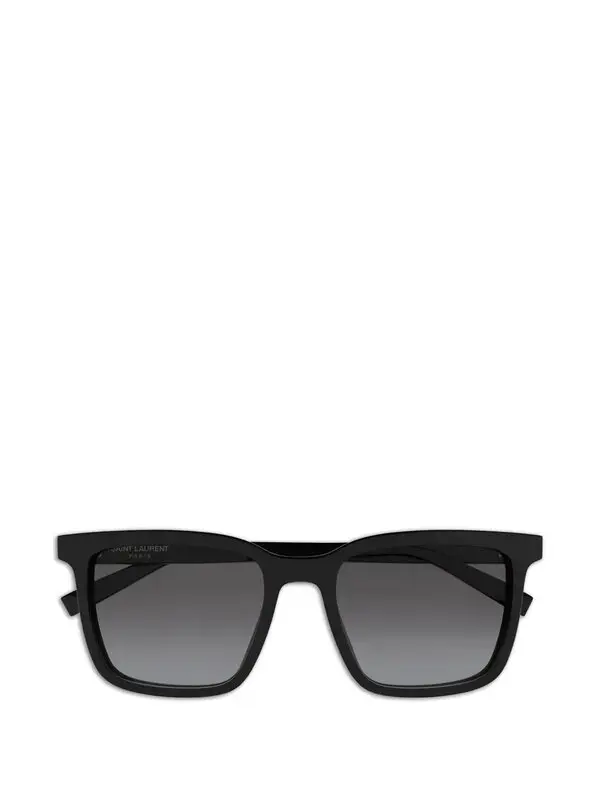 Saint Laurent Rectangular-frame Sunglasses - Black