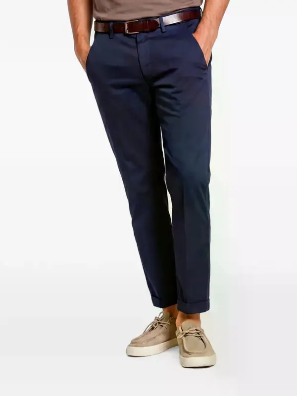 MASON'S Torino Flex Logo-embroidered Trousers