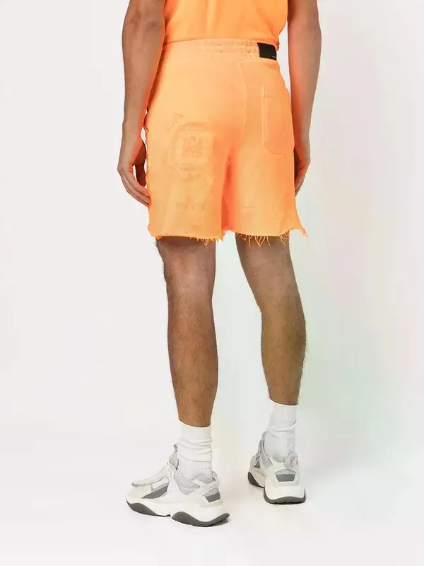 Amiri Logo-print Cotton Track Shorts