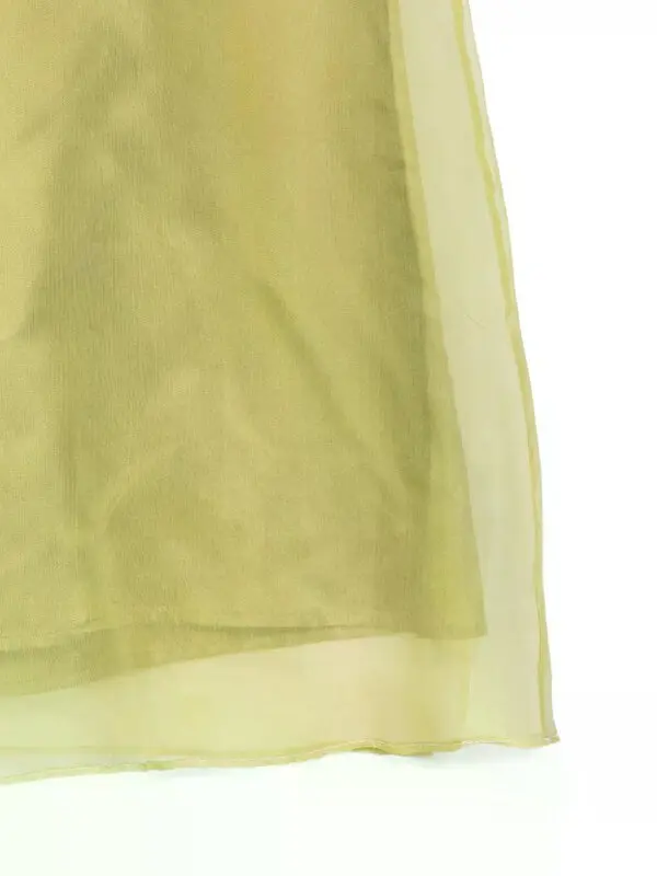 AMI Paris Sheer Layered Midi Skirt