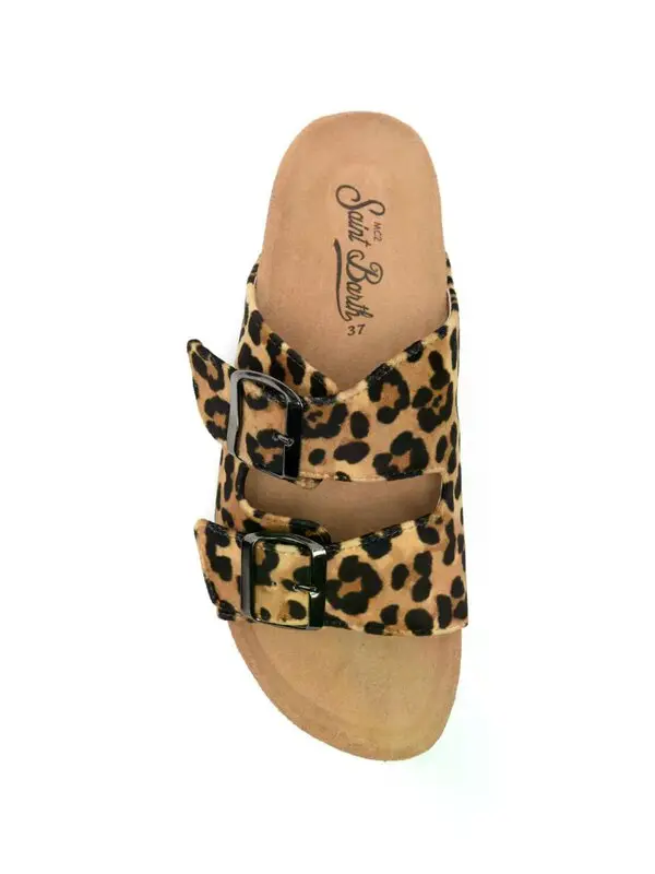 MC2 SAINT BARTH Leopard-print Sandals