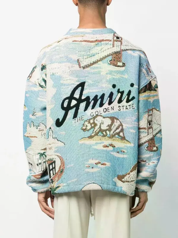 Amiri Graphic Print Cotton Jumper