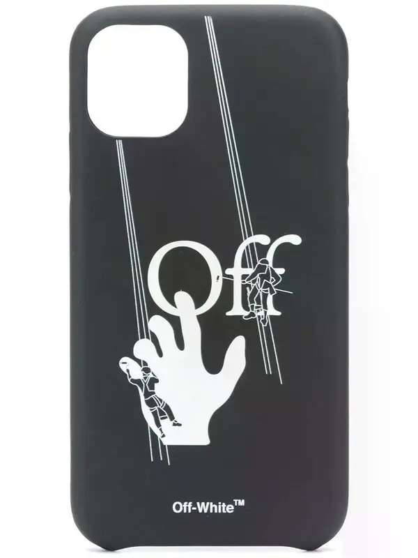 Off-White Hand Logo Iphone 11 Case - Black