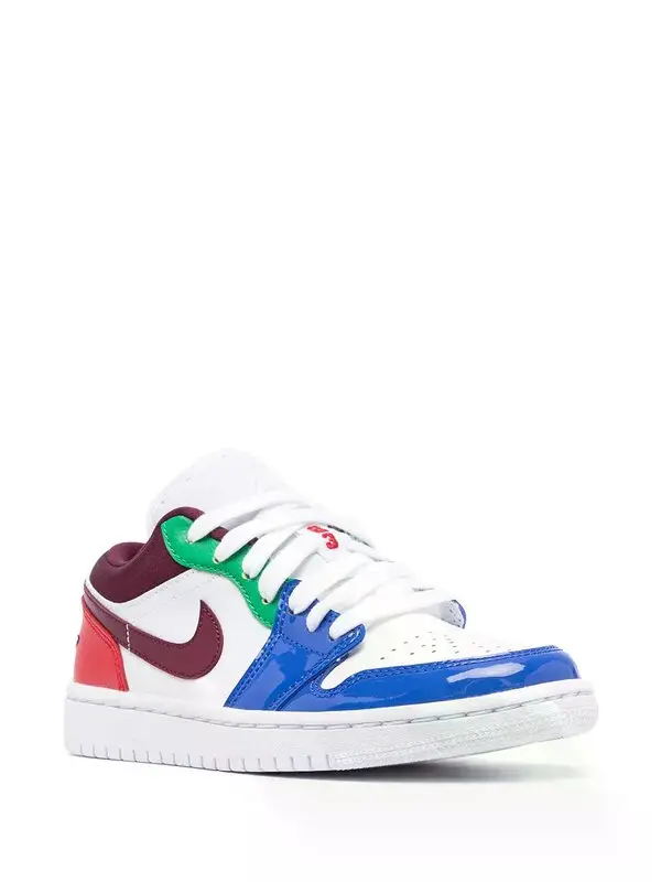 Nike Air Jordan 1 Low Se Colour-block Sneakers - Multicolour