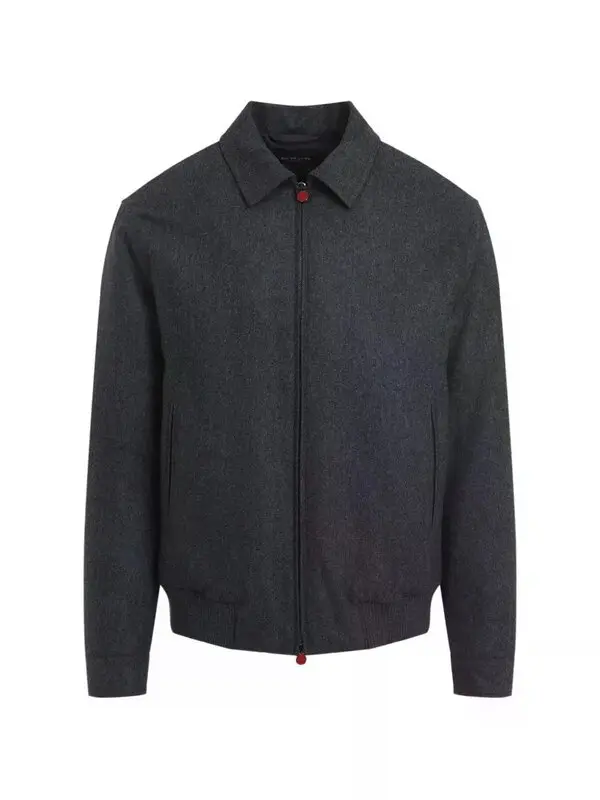 Kiton Zip-up Wool Jacket