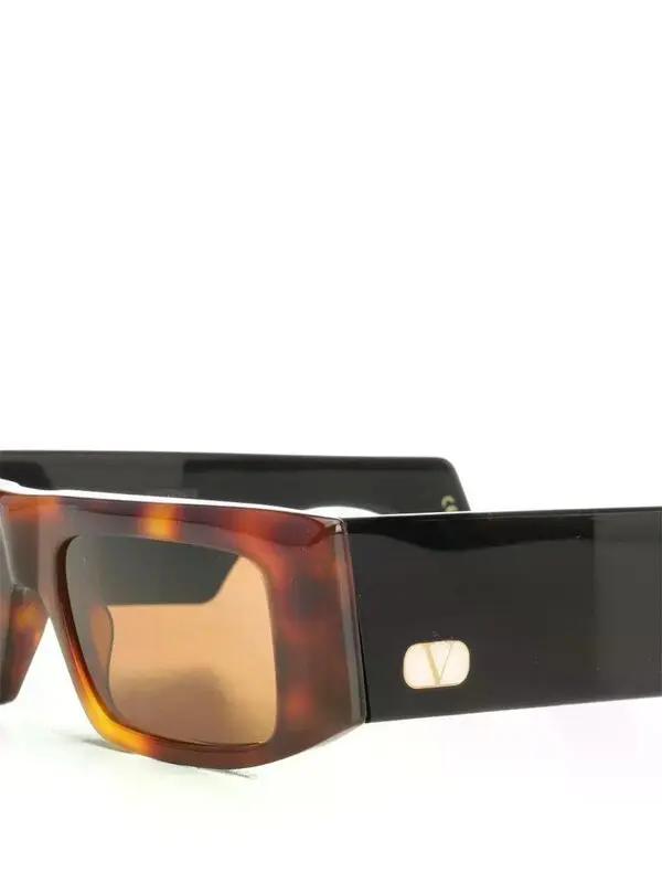 Valentino Garavani Vlogo Rectangle-frame Sunglasses