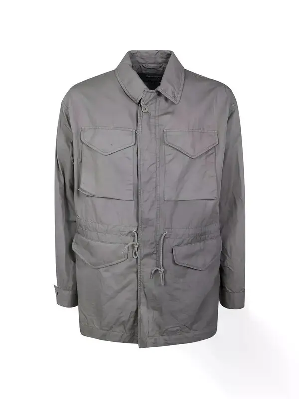 Comme Des Garçons Drawstring-waist Multi-pocket Jacket