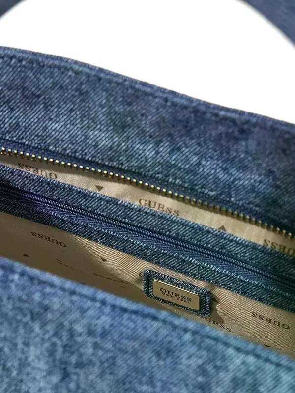 Guess Embossed Logo Tote Bag