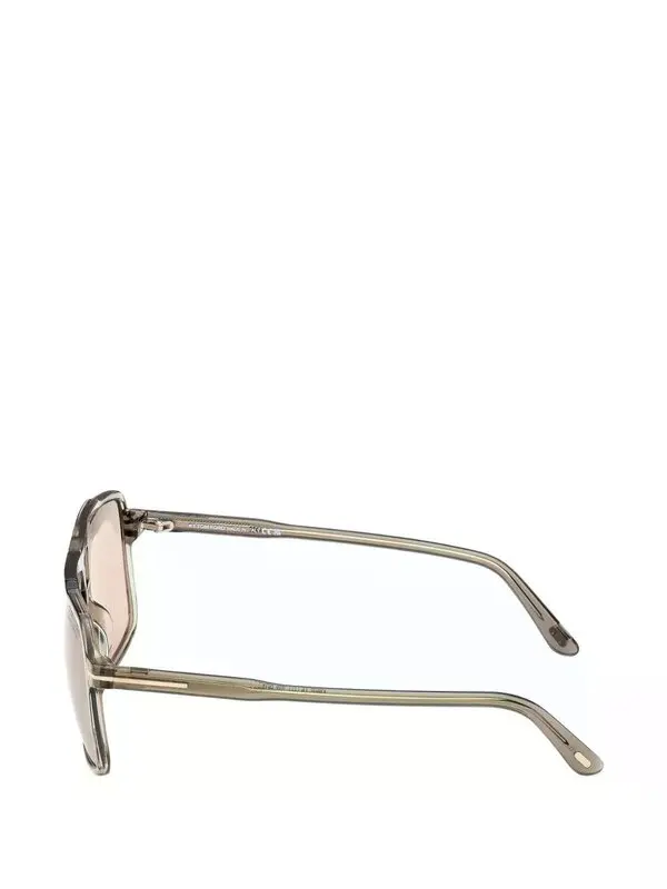 TOM FORD Kemp Square-frame Sunglasses - Grey