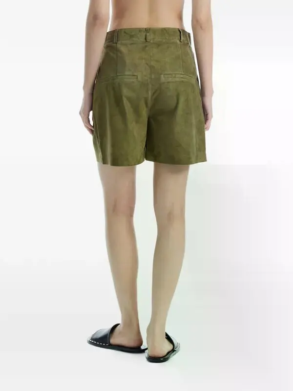 ARMA Bobby Suede Shorts In Cedar