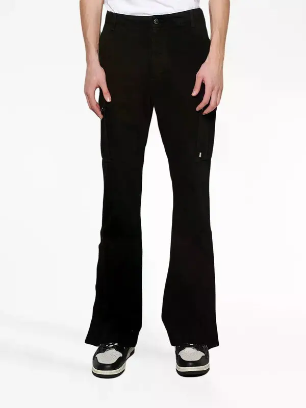 Amiri Cotton Cargo Flared Jeans