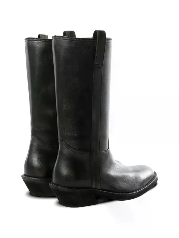 ANN DEMEULEMEESTER Latix Cowboy Boots - Black