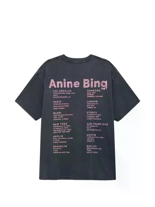 ANINE BING Cade Smiley T-shirt