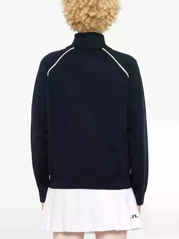 Miu Miu Nylon Fleece Cardigan With Contrasting Trim