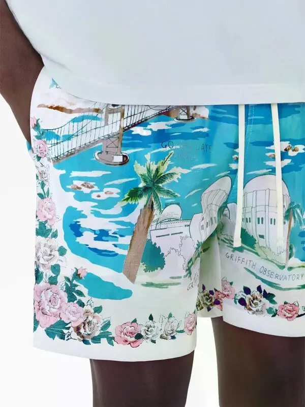 Amiri Graphic-print Swim Shorts