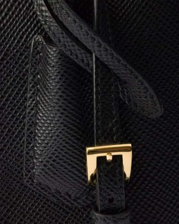 Prada Double Saffiano Leather Mini-bag - Black