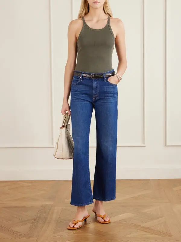 MOTHER Lil Kick It High-rise Straight-leg Jeans