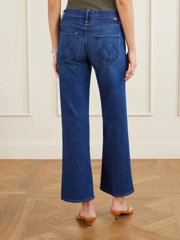 MOTHER Lil Kick It High-rise Straight-leg Jeans