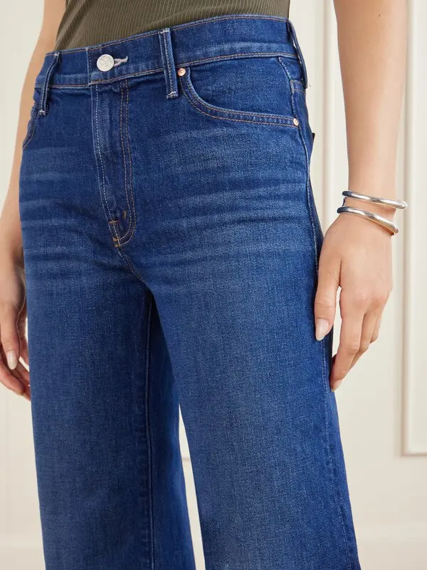 MOTHER Lil Kick It High-rise Straight-leg Jeans