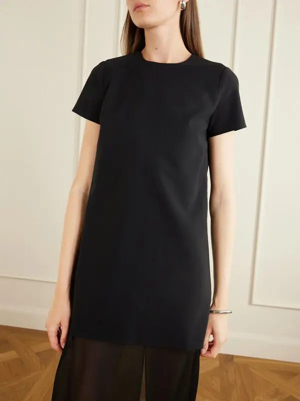 LA LIGNE Crepe And Chiffon Maxi Dress