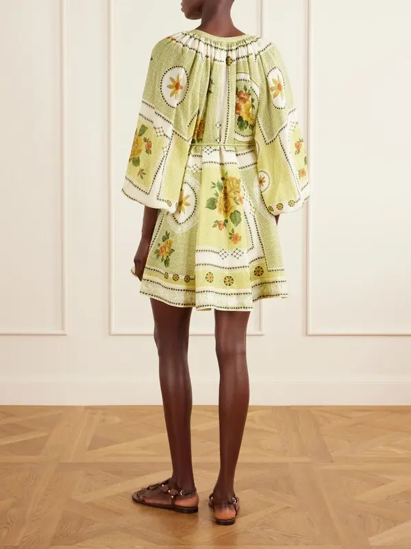 ALEMAIS Dixie Cotton Mini Dress