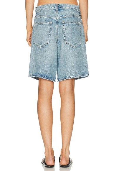 AGOLDE Indra Short Hip Slung Baggy Denim Shorts