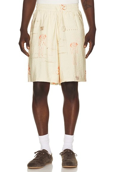 MISBHV Devil & Angel Postcard Shorts - Multi