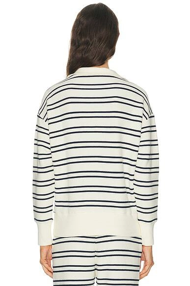 NEGATIVE UNDERWEAR Waffle Knit Pullover - Sailor
