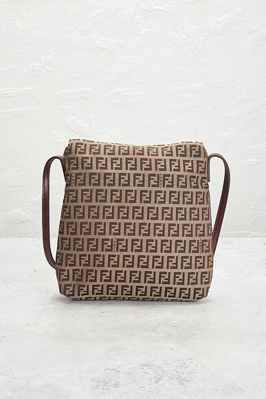 Fendi Zucchino Monogram Shoulder Bag