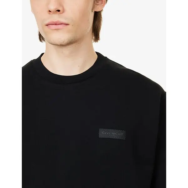 Givenchy Cotton Appliqué Logo Sweatshirt