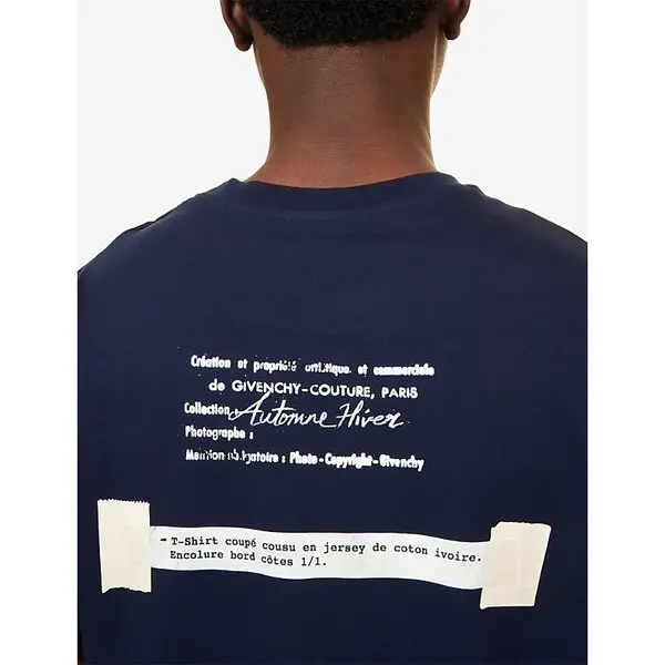 Givenchy Crewneck Text-logo Cotton T-shirt