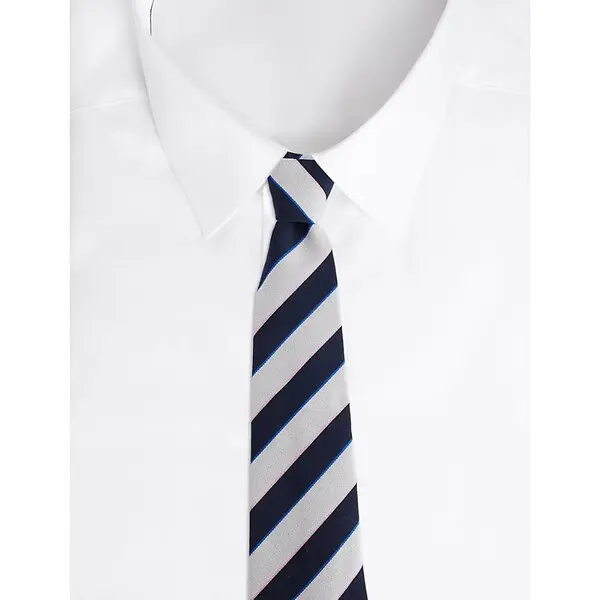 Dunhill Silk And Wool-blend Neck Tie - Midnight