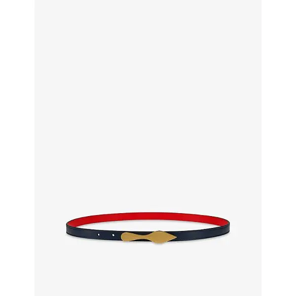CHRISTIAN LOUBOUTIN Bettina Reverse Leather Belt