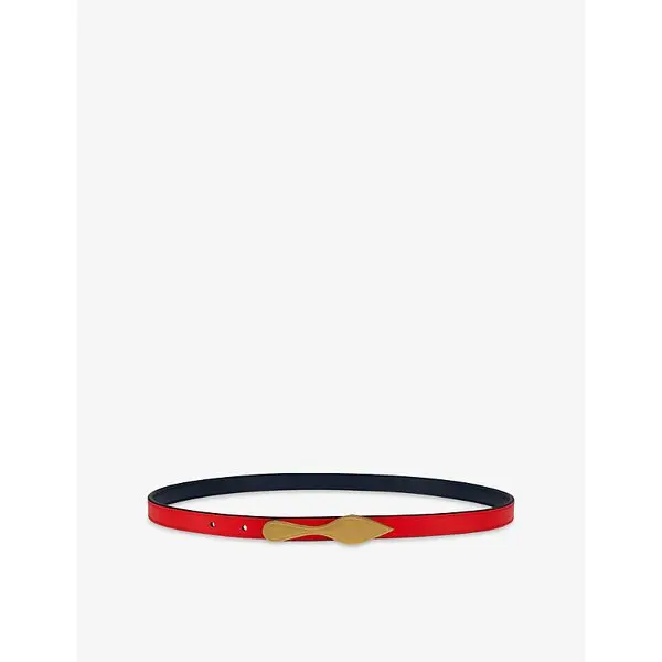 CHRISTIAN LOUBOUTIN Bettina Reverse Leather Belt